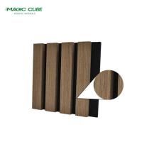 China Wooden Slats Wall Sound Absorbing Acoustic Panel with Melamine Finish and Free Sample for sale