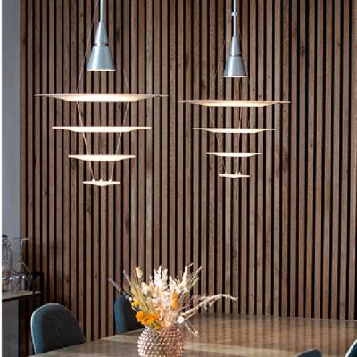 China High Density Acoustic Polyester Slat Panel for Eco-friendly Wooden Slats Wall Cladding for sale