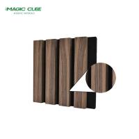 China Custom Pattern Wooden Acoustic Slat Eco-friendly Soundproofing for Office Building for sale