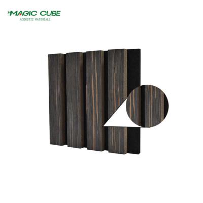 China Fire Prevention Polyester Slat Wood Panels for Wall in Contemporary Design Style for sale