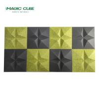 China Polyester Fiber Soundproof 3D Wall Panels For Bass Insulation And Padding for sale