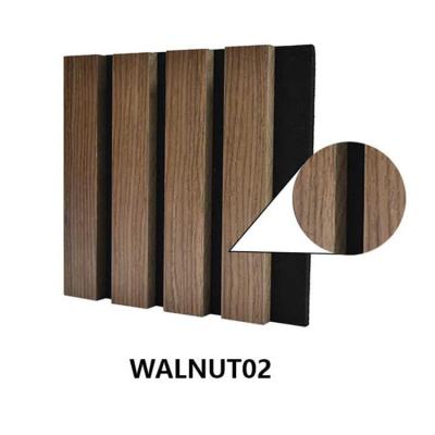 China Customized Design Style Contemporary Acoustic Slat Wall Panels for Sound Absorption for sale