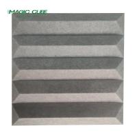 China Flexibility Square Edge Acoustic 3D Panels Dustproof For Houses Decorated for sale