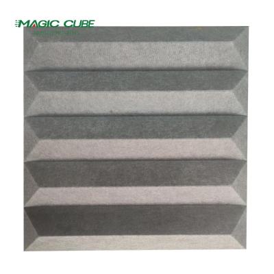 China Flexibility Square Edge Acoustic 3D Panels Dustproof For Houses Decorated for sale