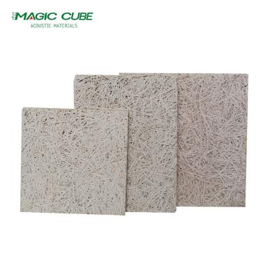 China Wood Wool Wall Acoustic Panel with Superior Impact Resistance and Density 600-630kg/M3 for sale