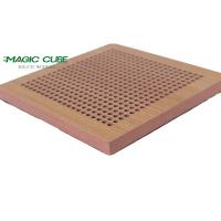 China Solid Wood Core Material Noise Reduction Wooden Perforated Board for Wall and Ceiling for sale