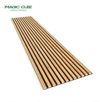 China Edge to Edge 13mm Patterns for Soundproofing Acoustic Slat Panels in Modern Spaces for sale