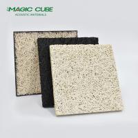 China Interior Decorative Hexagon Wood Wool Fiber Acoustic Wall Panel for sale