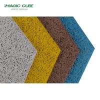 China Wood Wool Acoustic Panel Enhance Cinema Acoustics with 15mm/20mm/25mm/35mm Thickness for sale