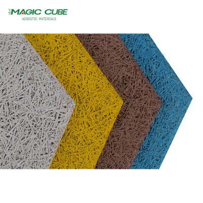 China Wood Wool Acoustic Panel Enhance Cinema Acoustics with 15mm/20mm/25mm/35mm Thickness for sale