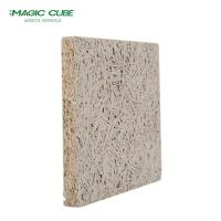 China Wood Wool Acoustic Panel for Interior Wall Decoration and Noise Reduction 600*2400mm Size for sale