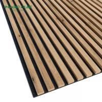 China Customized Acoustic Slat Wood Panels Dustproof And Flame Resistance for sale