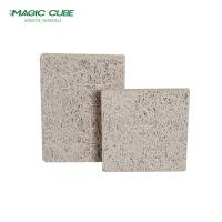 China 15mm/ 20mm/ 25mm/ 35mm Acoustic Wood Wool Panel for Cement Sound Insulation System for sale