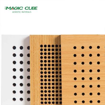China Customized High Density Micro Perforated Wood Panels For Wall Decoration for sale