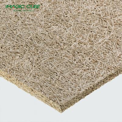 China 2440mm*1220mm Soundproof Acoustic Wood Wool Panels for Wall Ceiling Easy Installation for sale