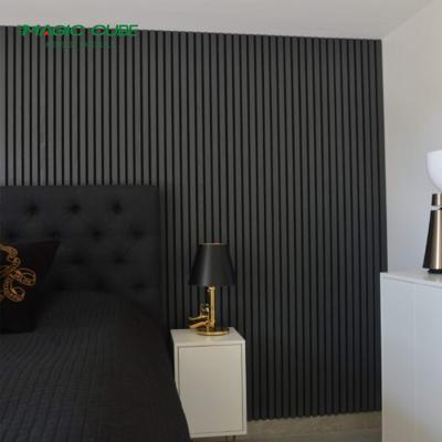 China Customized Natural Oak Wood Slat Acoustic Panels 260*52mm Thickness 15mm for sale