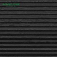 China Office Building Polyester Fiber Slatted Acoustic Wall Panels Wood Decorative for sale
