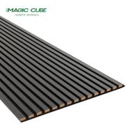 China Contemporary Design MDF Wood Slat Acoustic Panels For Professional Spaces for sale