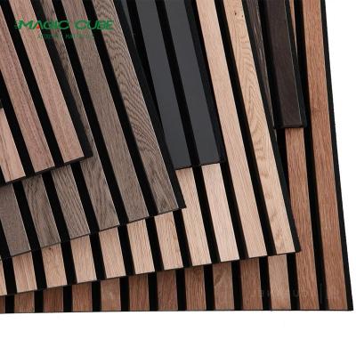 China 2400*600*21 mm WoodUpp Akupanel Decorative Wood Acoustic Panels for Commercial Spaces for sale