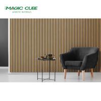 China 2400*600*21 mm High Density Soundproofing Panels for Bedroom Customized Wood Acoustic for sale
