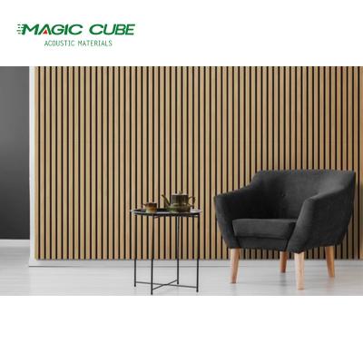 China 2400*600*21 mm High Density Soundproofing Panels for Bedroom Customized Wood Acoustic for sale
