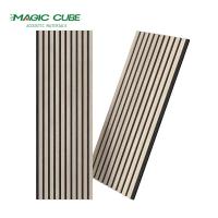 China Easy Installation PET Wood Acoustic Panels with Coating Finish in Modern Design Style for sale