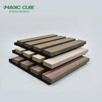 China Modern Design Wood Slat Acoustic Panel With Screw Installation Accessories for sale