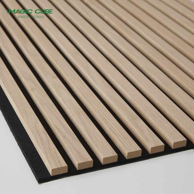 China High Density Black MDF Vertical Wood Slat Wall Panel For Wall Decoration for sale