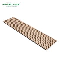 China Fr MDF PET Customizable Wood Slat Acoustic Panels for Office Building for sale