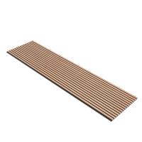 China Eco Friendly Living Room Acoustic Wood Slat Panels White With Modern Design for sale