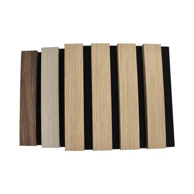 China Eco-Friendly Building Material acoustic wood wall panel 2400 2400mm length akupanel wooden for sale