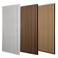 China Modern Sound Insulation Material Sound Absorbing Wall Panel Wooden Slat Acoustic Wall Panels for sale