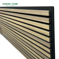China Stylish Decorative Acoustic High Density Akupanel Wooden For Soundproofing for sale