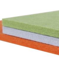 China Polyester Fiber Sound Proof Colorful Acoustic Panels PET Fire Retardant Acoustic Wall Panels For Studio for sale
