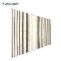 China Europe Sound Absorbing Panel Akupanel Slat Pet Wood Acoustic Panel For Soundproofing for sale