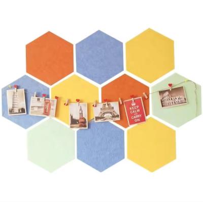 China Indoor Decorative Soundproof Wall Panel Pet Felt 100% Polyester Fiber Acoustic Panel For Meerting Room for sale