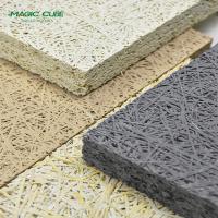 China Conference Room Sound Absorbing 15mm/20mm Thickness Indoor Installation Hexagon Wool Wood Panel for sale