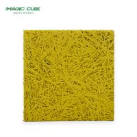 China Professional ECO- Friendly KTV Decorate Fiber Cement  Wood Wool Wall Panels For Building Noiseproof for sale