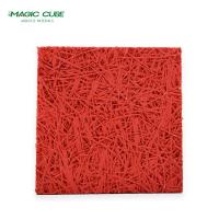 China Noise Reduction Indoor Living Room Decor Wall Ceiling Hexagon Wool Wood Panel for sale