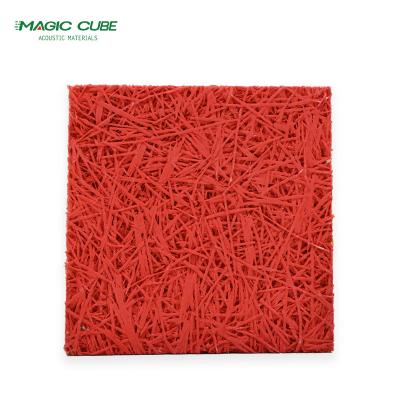 China Noise Reduction Indoor Living Room Decor Wall Ceiling Hexagon Wool Wood Panel for sale