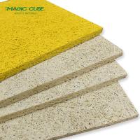 China Modern Style Gymnasium Custom  Wood Wool Cement Board 15mm/20mm Thickness Wood Wool Panel for sale