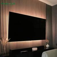 China High Density Wood Acoustic Wall Panels 2400*600mm For Wall And Ceiling Deco for sale