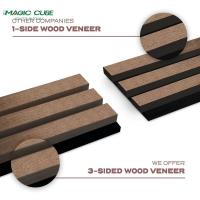 China High Density Wood Acoustic Wall Panels 2400*600mm For Wall And Ceiling Deco for sale