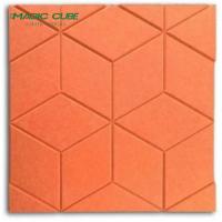 China High-Performance 24mm Polyester Fiber Acoustic Panel for Noise Reduction for sale