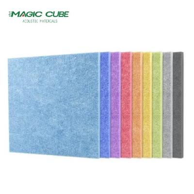 China Conference Room Sound Absorbing Material High Density Polyester Fiber Acoustic Board for sale