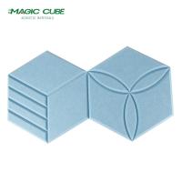 China Interior Decoration Acoustic Polyester Fiber Sheets For Wall And Ceiling for sale