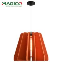 China High Quality Modern Handing Acoustic Pendant Light Lampshade PET Felt Sound Absorbing Fabric Pendant Lampshade for sale