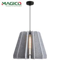 China High Quality Modern Handing Acoustic Pendant Light Lampshade PET Felt Sound Absorbing Fabric Pendant Lampshade for sale