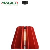 China High Quality Modern Handing Acoustic Pendant Light Lampshade PET Felt Sound Absorbing Fabric Pendant Lampshade for sale