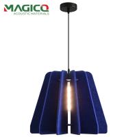 China High Quality Modern Handing Acoustic Pendant Light Lampshade PET Felt Sound Absorbing Fabric Pendant Lampshade for sale